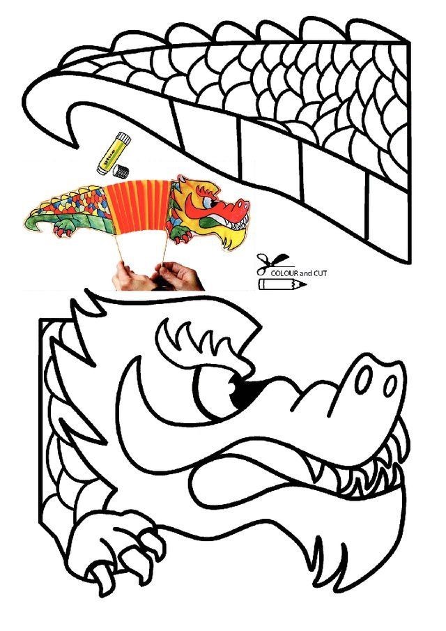 Chinese paper dragon - Crafty Mum