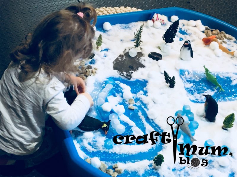 North pole tuff spot (snow version 2) - Crafty Mum