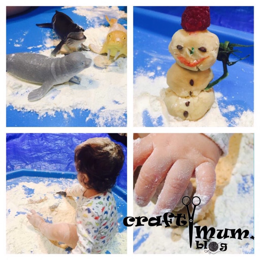 Edible snow (snow version 1) - Crafty Mum