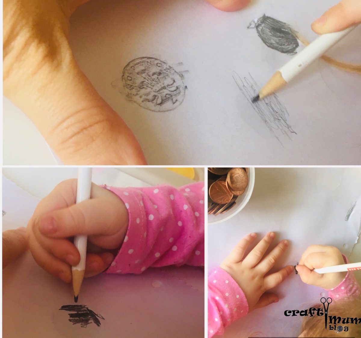 Coins tracing - Crafty Mum